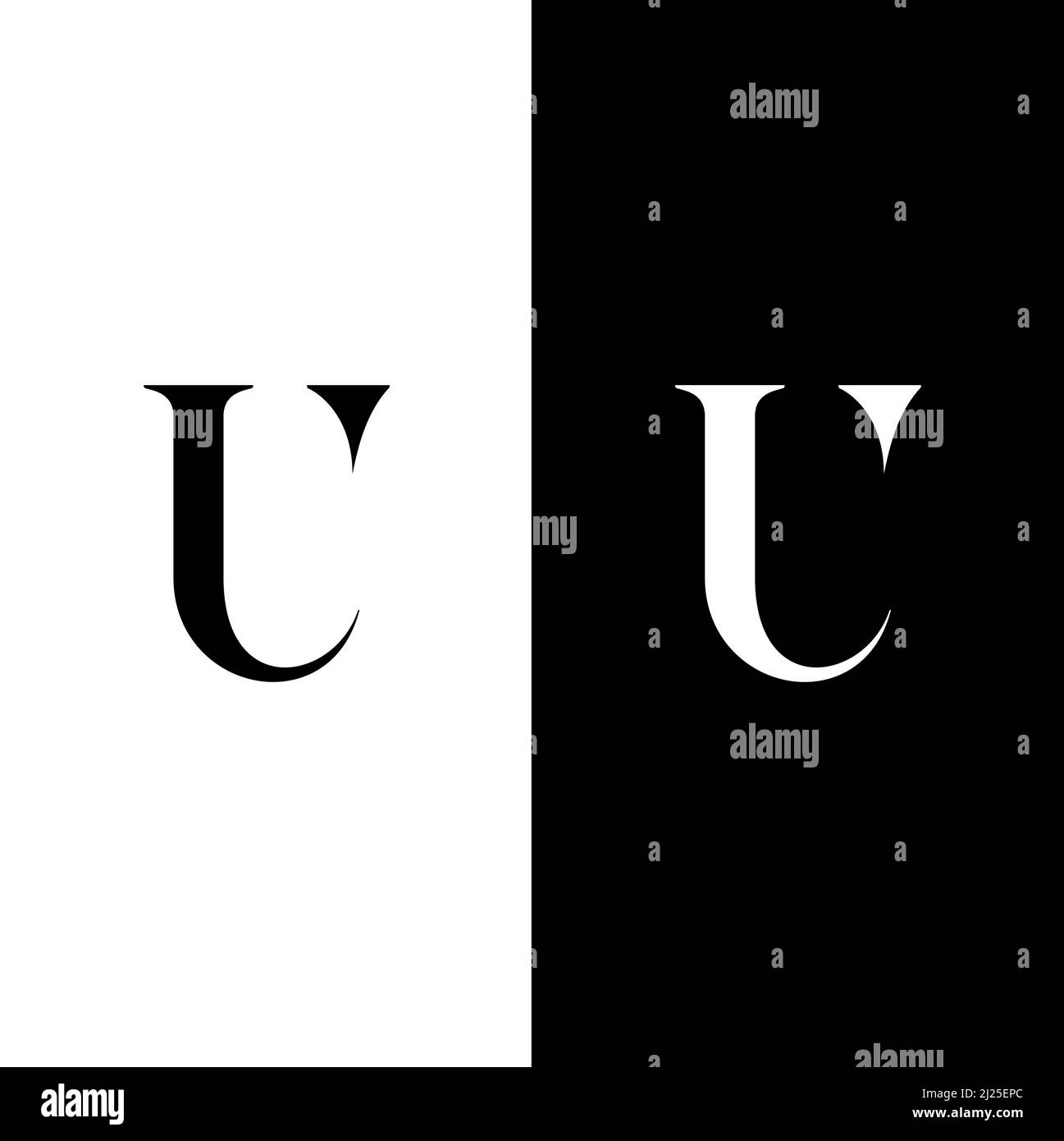 U letters Initial icons monogram vector inspiration logo design Stock ...