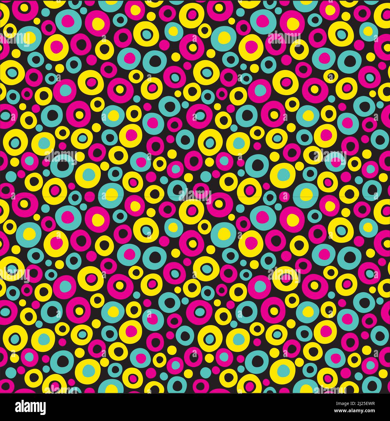 Colorful Doodle Circle Pattern Background Wallpaper Stock Vector Image ...