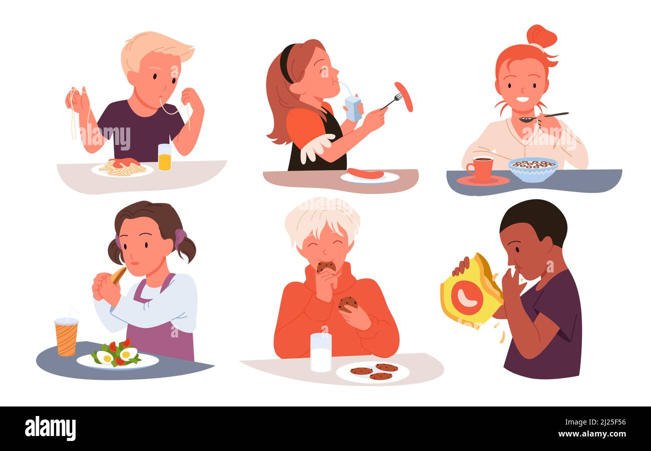 Cartoon meal Cut Out Stock Images & Pictures - Alamy