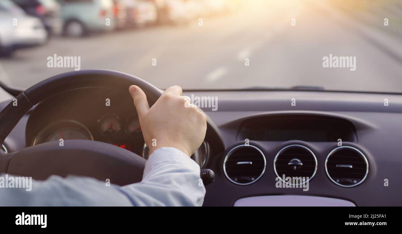 Driving into the sun hi-res stock photography and images - Alamy