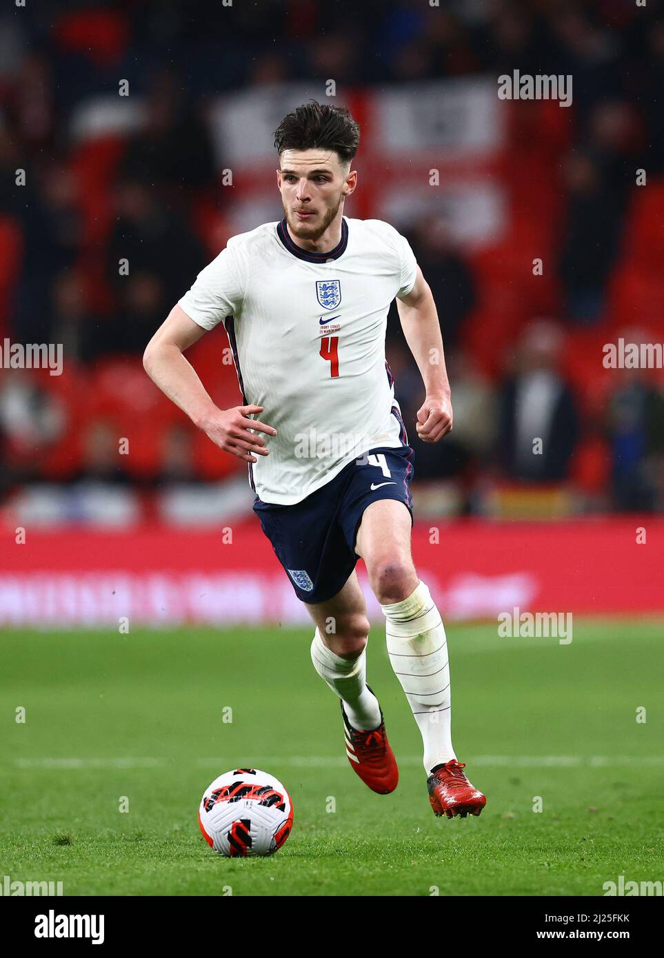 Declan rice england friendly wembley hi-res stock photography and ...