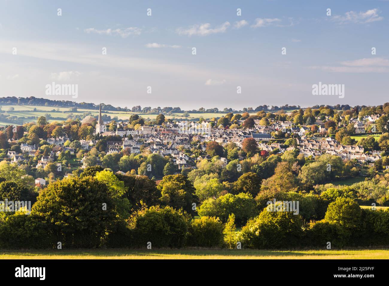 Painswick village cotswolds gloucestershire england hi-res stock ...