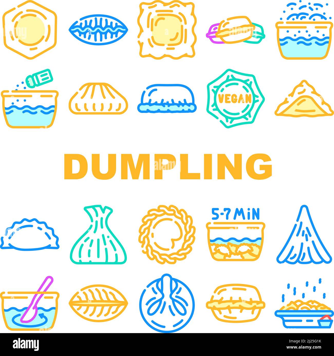 Dumpling pack Cut Out Stock Images & Pictures - Alamy