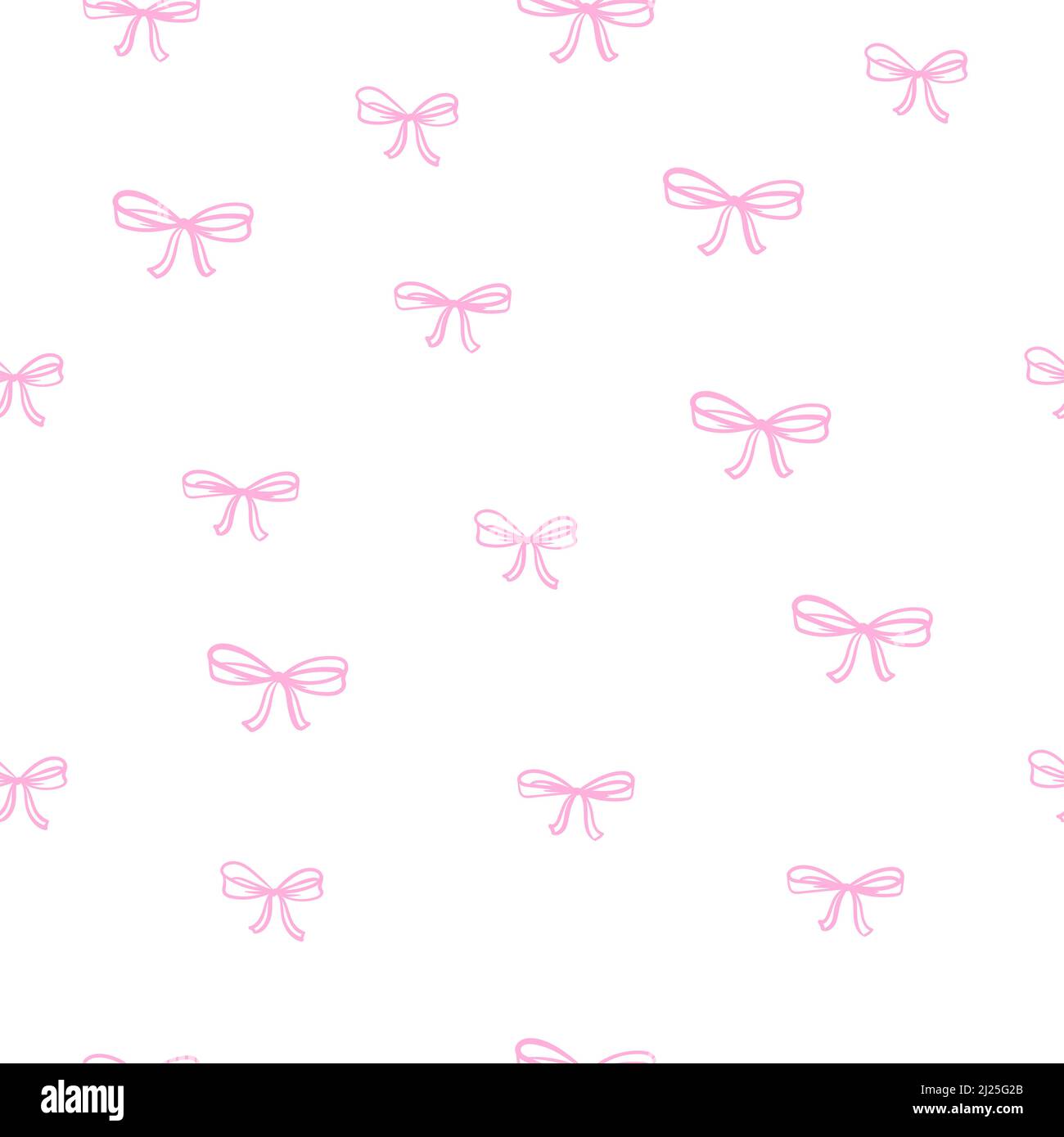 Girl with bow vector art hi-res stock photography and images - Alamy