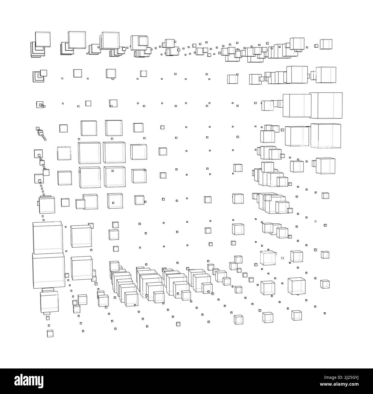 Vector abstract boxes background Stock Vector Image & Art - Alamy
