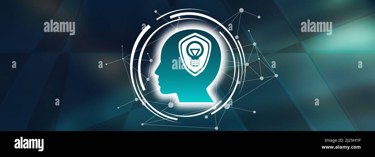 Illustration of an intellectual property concept Stock Photo - Alamy