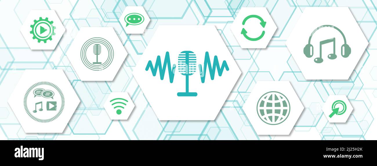 Mic hexagon hi-res stock photography and images - Alamy