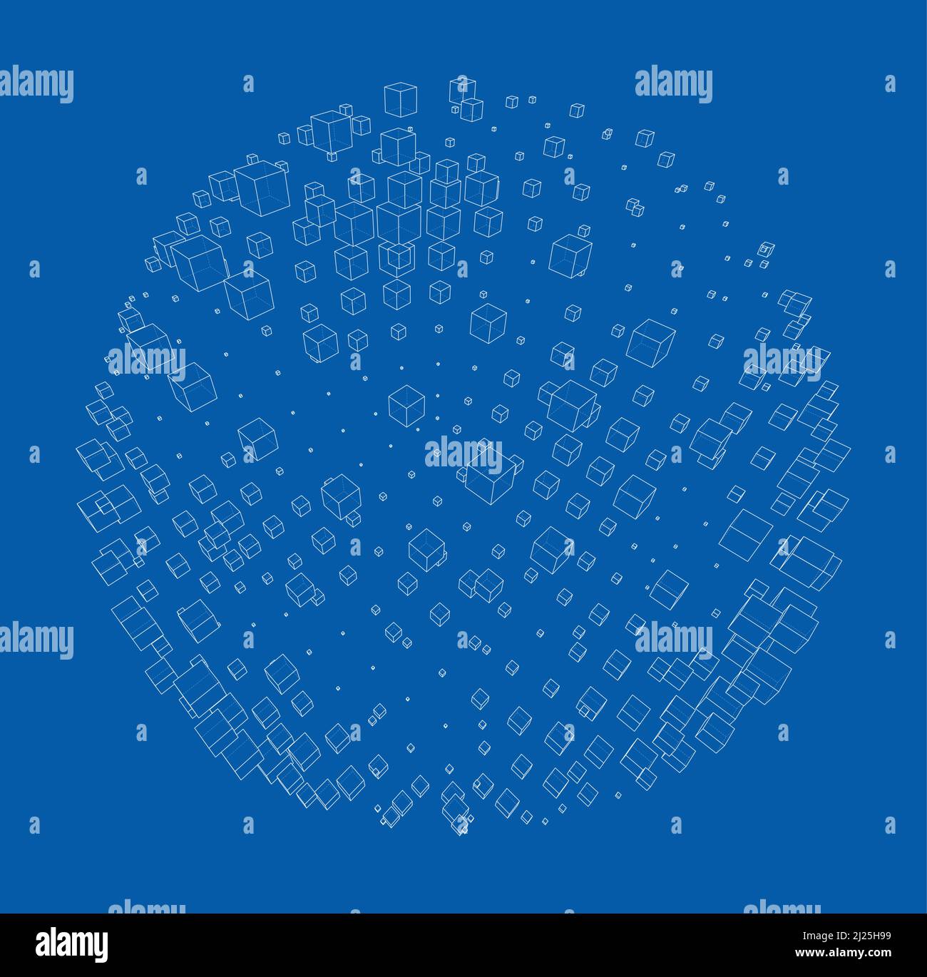 Vector abstract sphere background Stock Vector Image & Art - Alamy