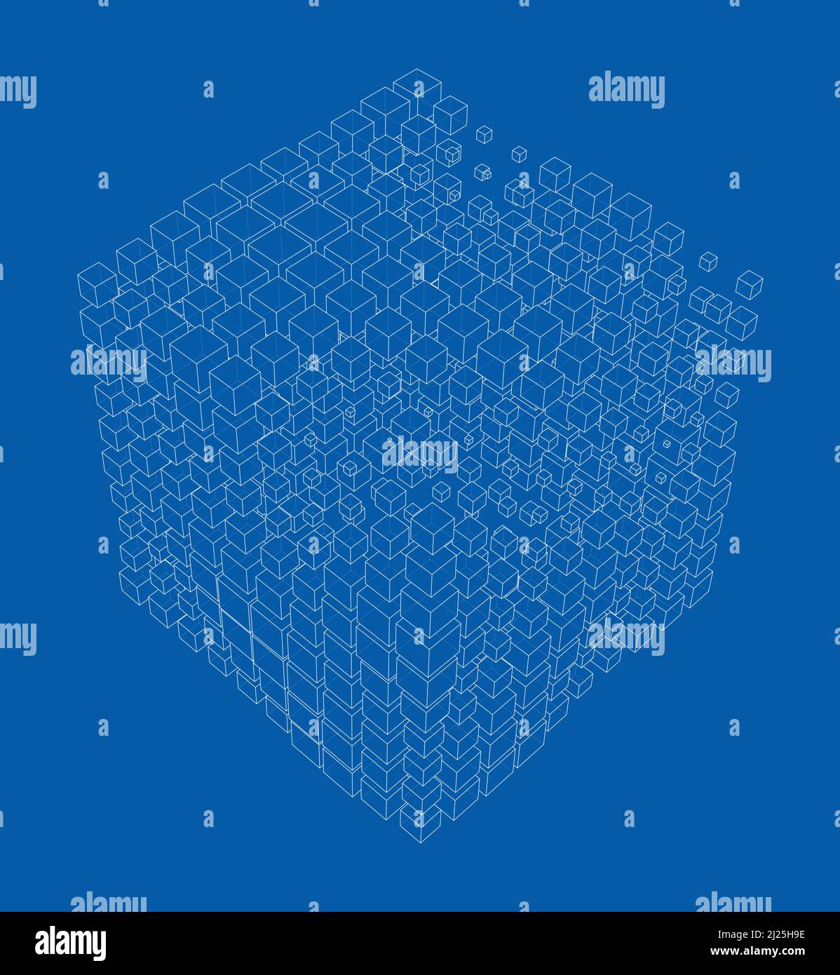 Vector abstract boxes background Stock Vector Image & Art - Alamy