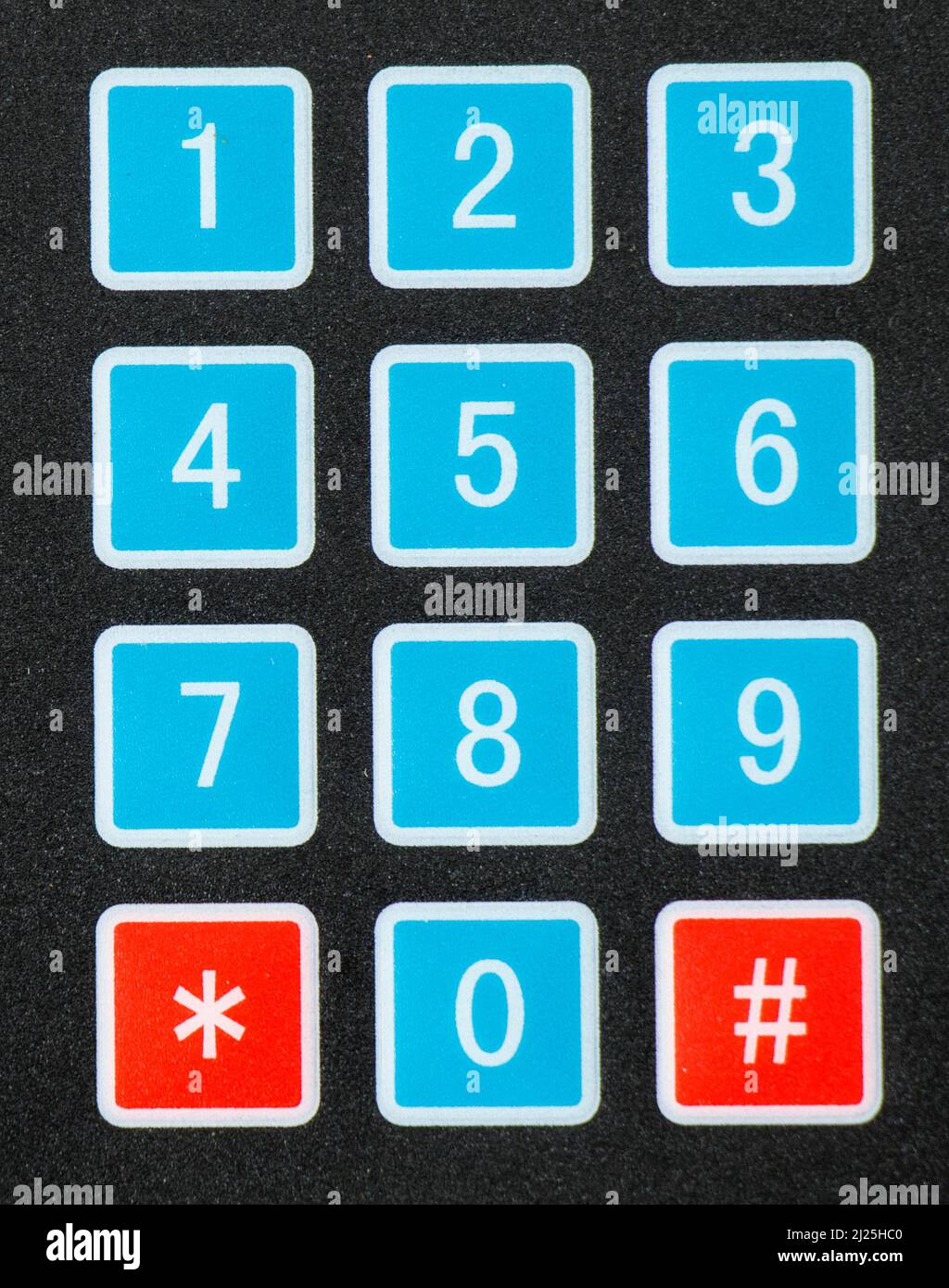 Numbers board for safe, clicker numbers, button of numbers Stock Photo ...
