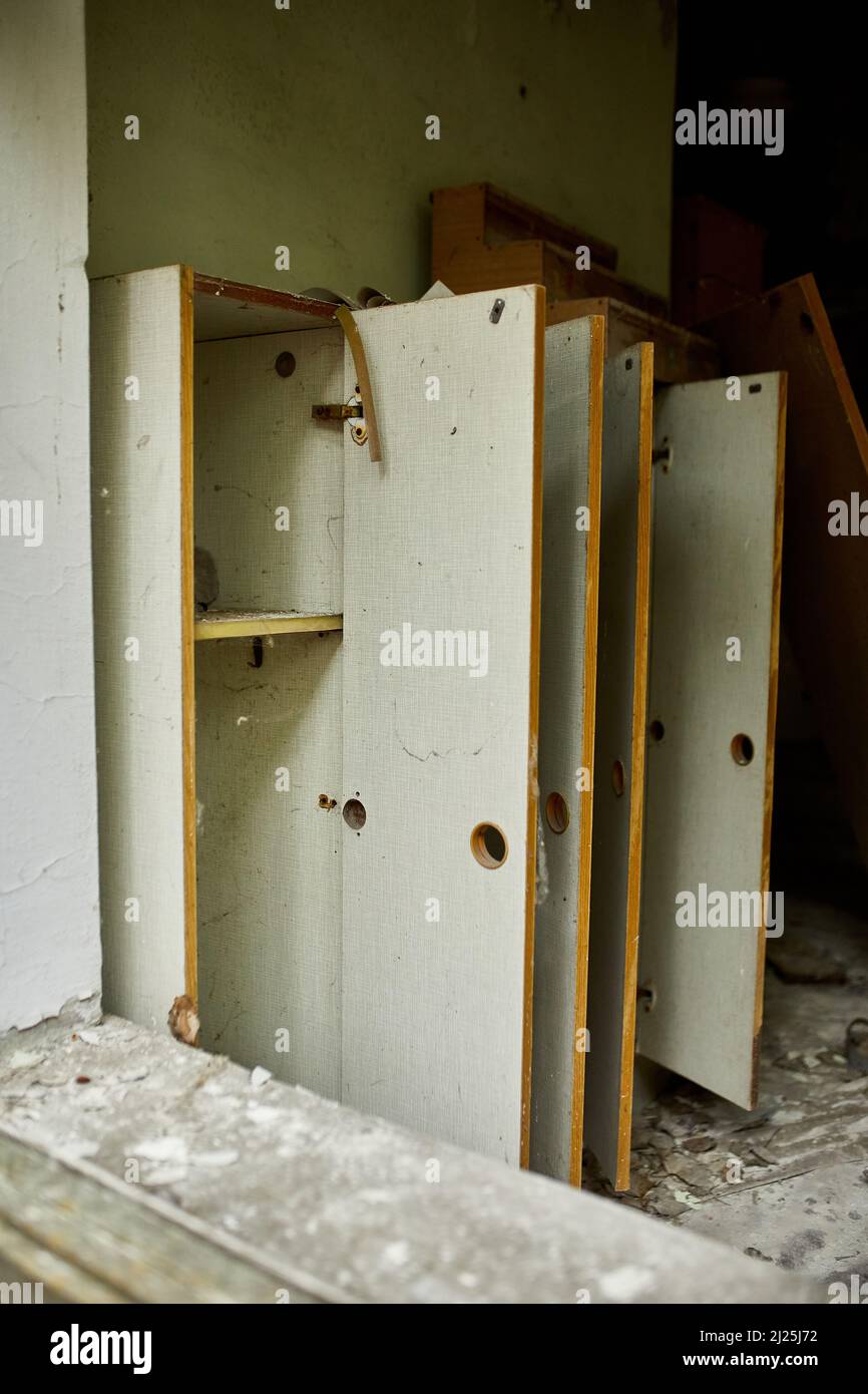 Broken, destroyd, abandoned kindergarten in Chernobyl Exclusion Zone ...