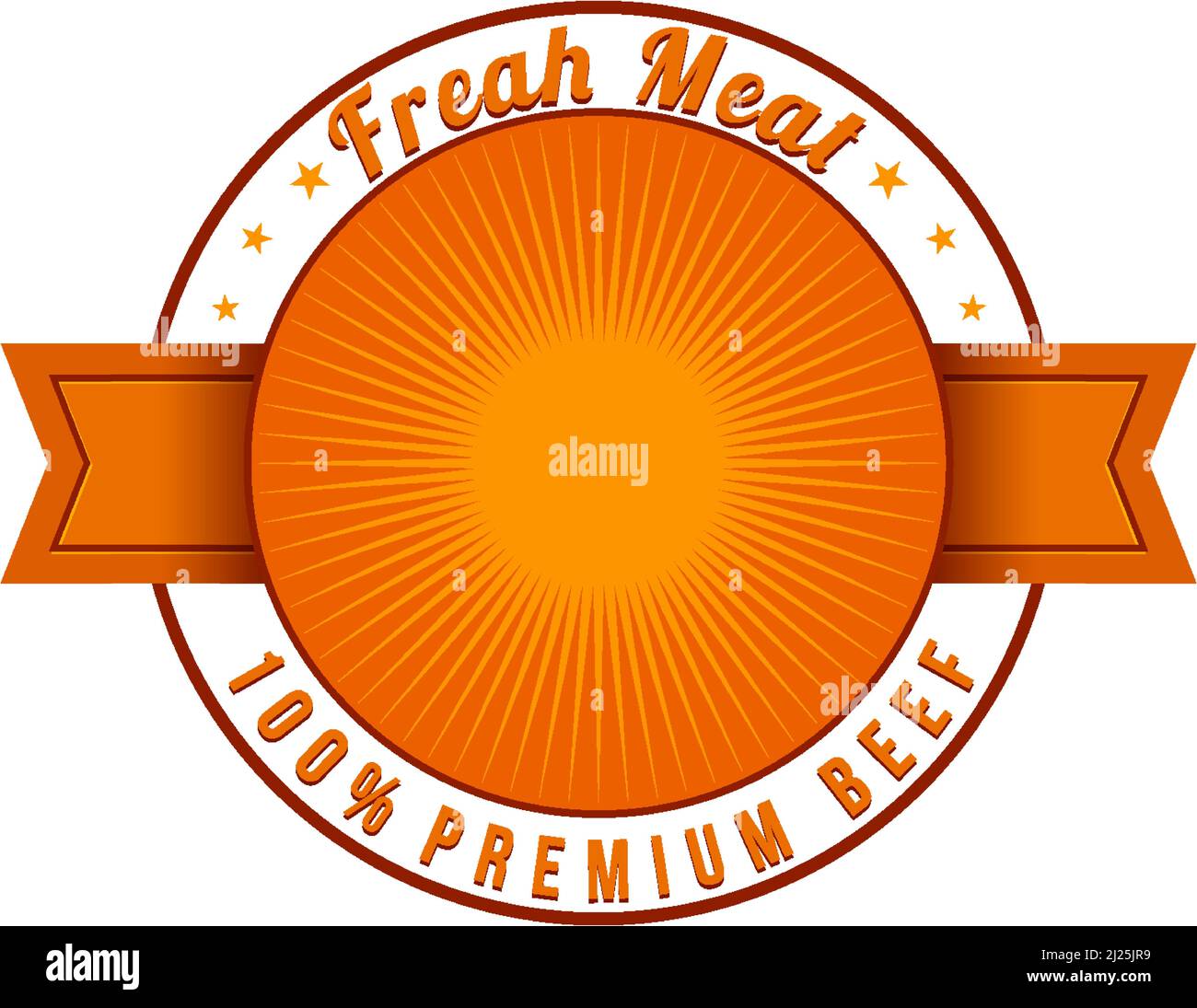 Fresh meat premium beef logo template illustration Stock Vector Image ...