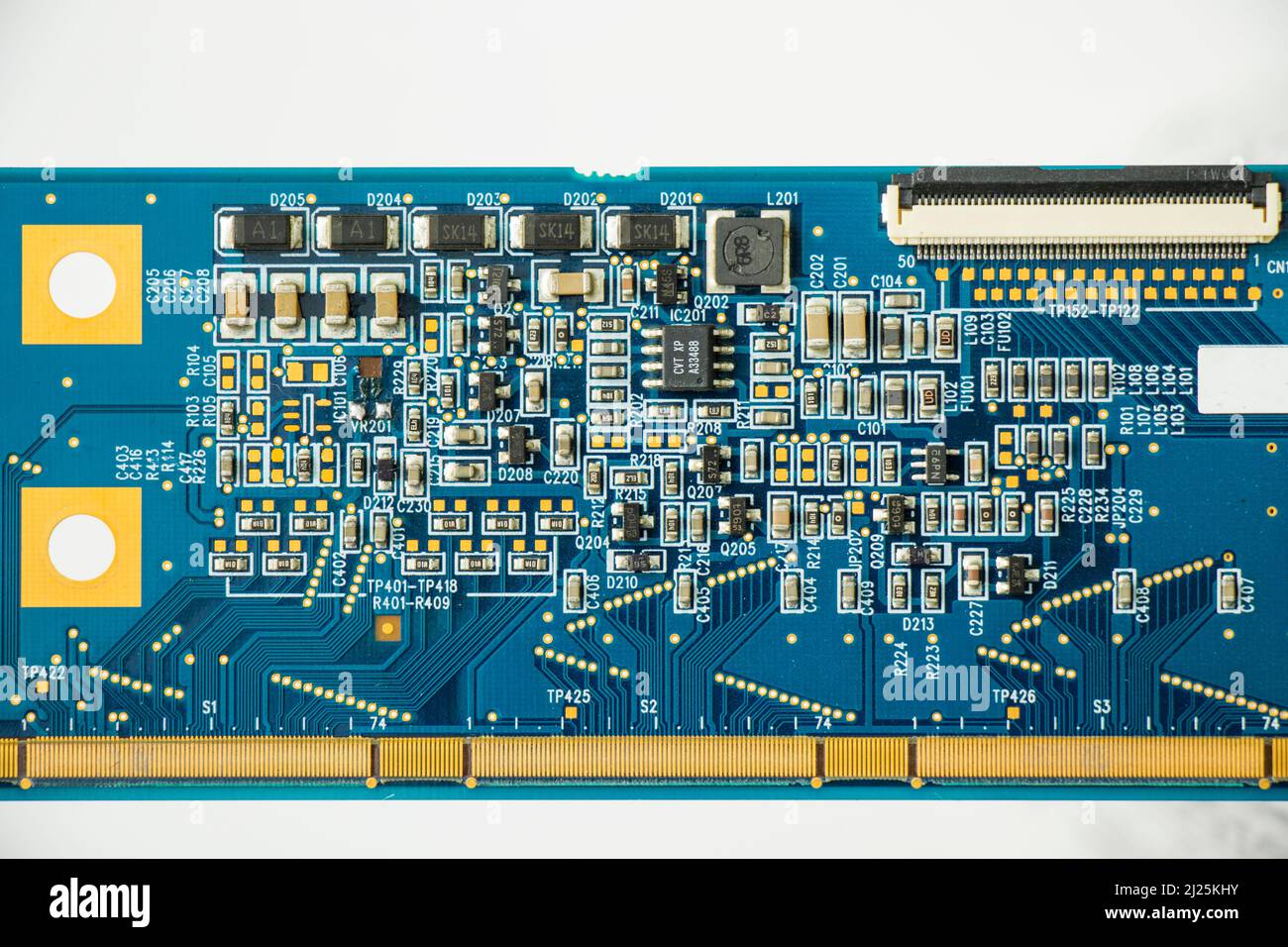 Electronic motherboard and isometric processor and microchip, Ukraine ...