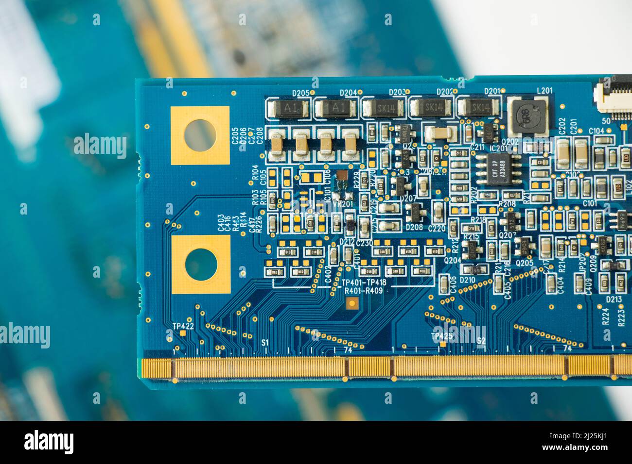 Electronic motherboard and isometric processor and microchip, Ukraine ...