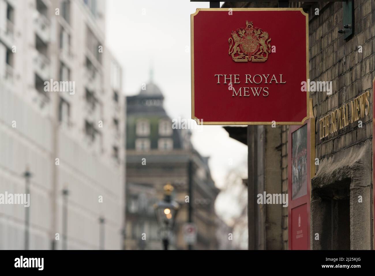 The Royal Mews is a mews, or collection of equestrian stables, of the ...