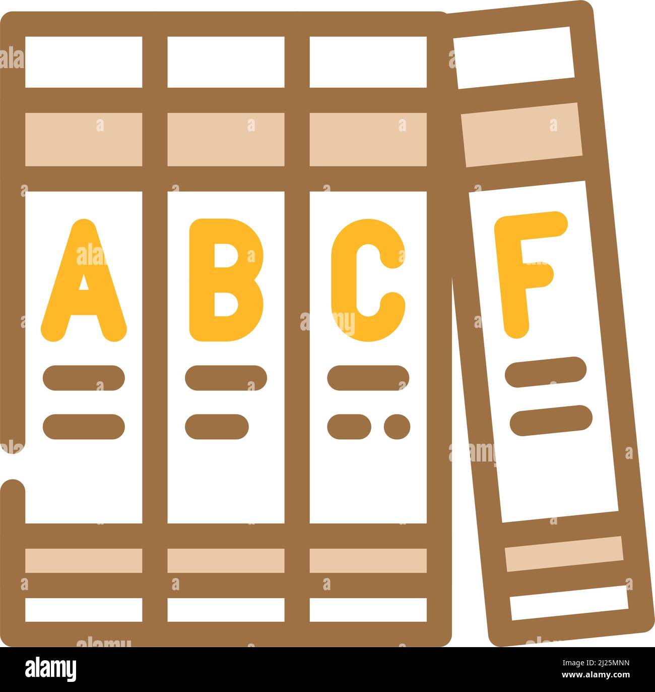 encyclopedia book color icon vector illustration Stock Vector Image ...