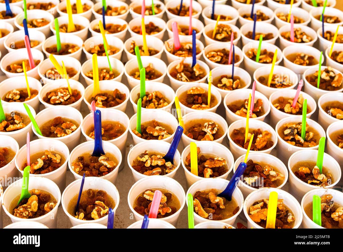 Celebration of Ashura festival in the Bektashi shrine of Sari Salltik ...