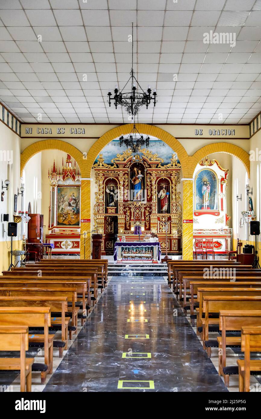 Catholic church in Quiroga, Imbabura, Ecuador Stock Photo - Alamy