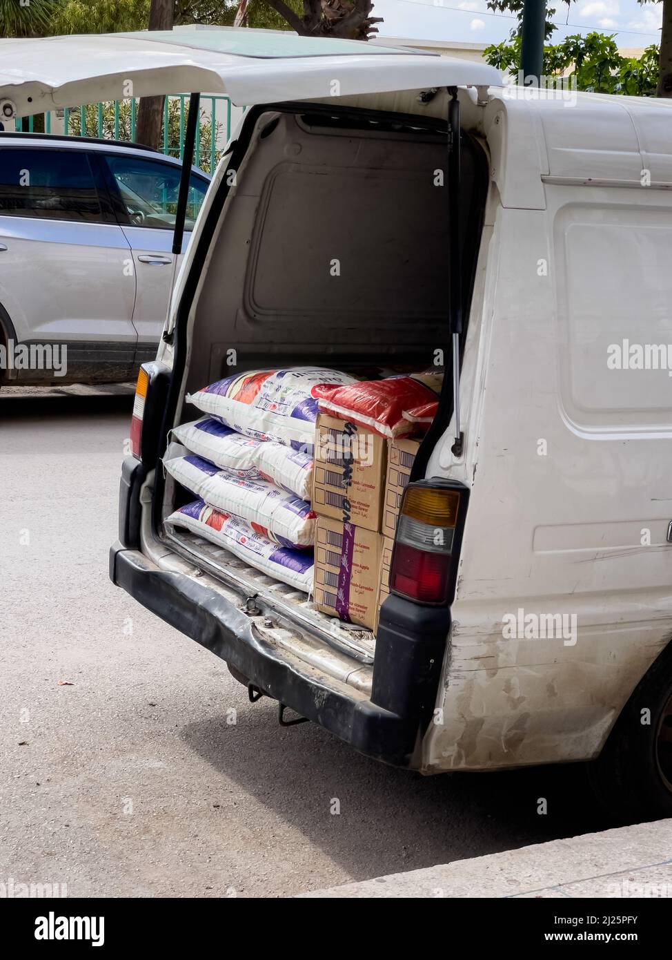 Van trunk goods hi-res stock photography and images - Alamy