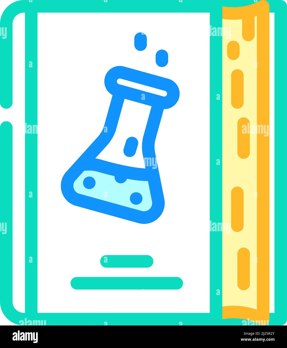 textbook for noting lesson color icon vector illustration Stock Vector ...