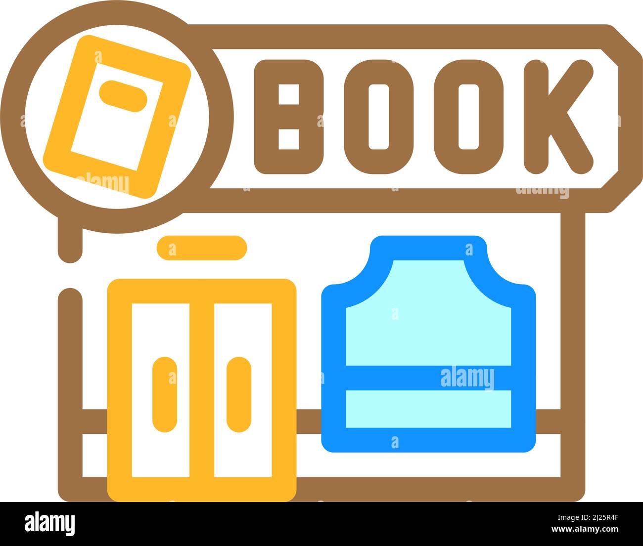 bookstore shop color icon vector illustration Stock Vector Image & Art ...
