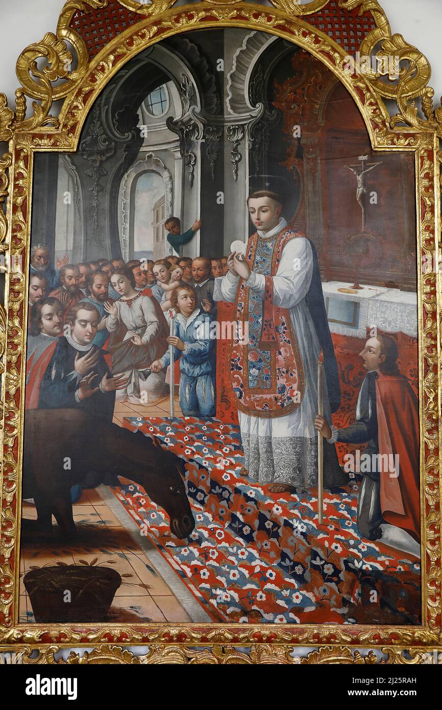 Fray Pedro Gocial museum in San Francisco's convent, Quito, Ecuador ...