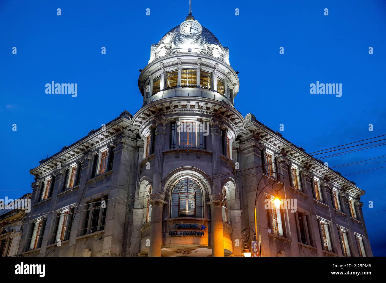 Heritage building in Riobamba, Ecuador Stock Photo - Alamy