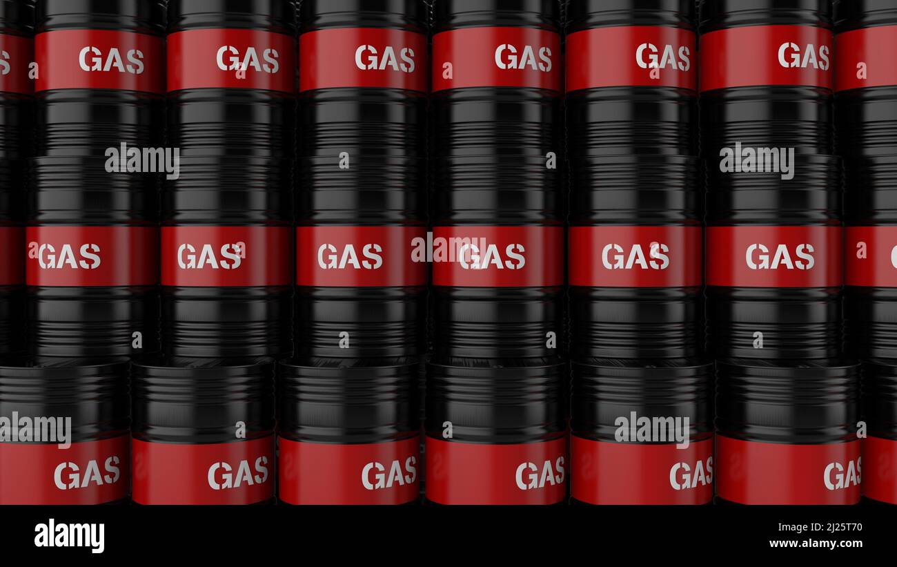 3d render oil barrels in hi-res stock photography and images - Alamy