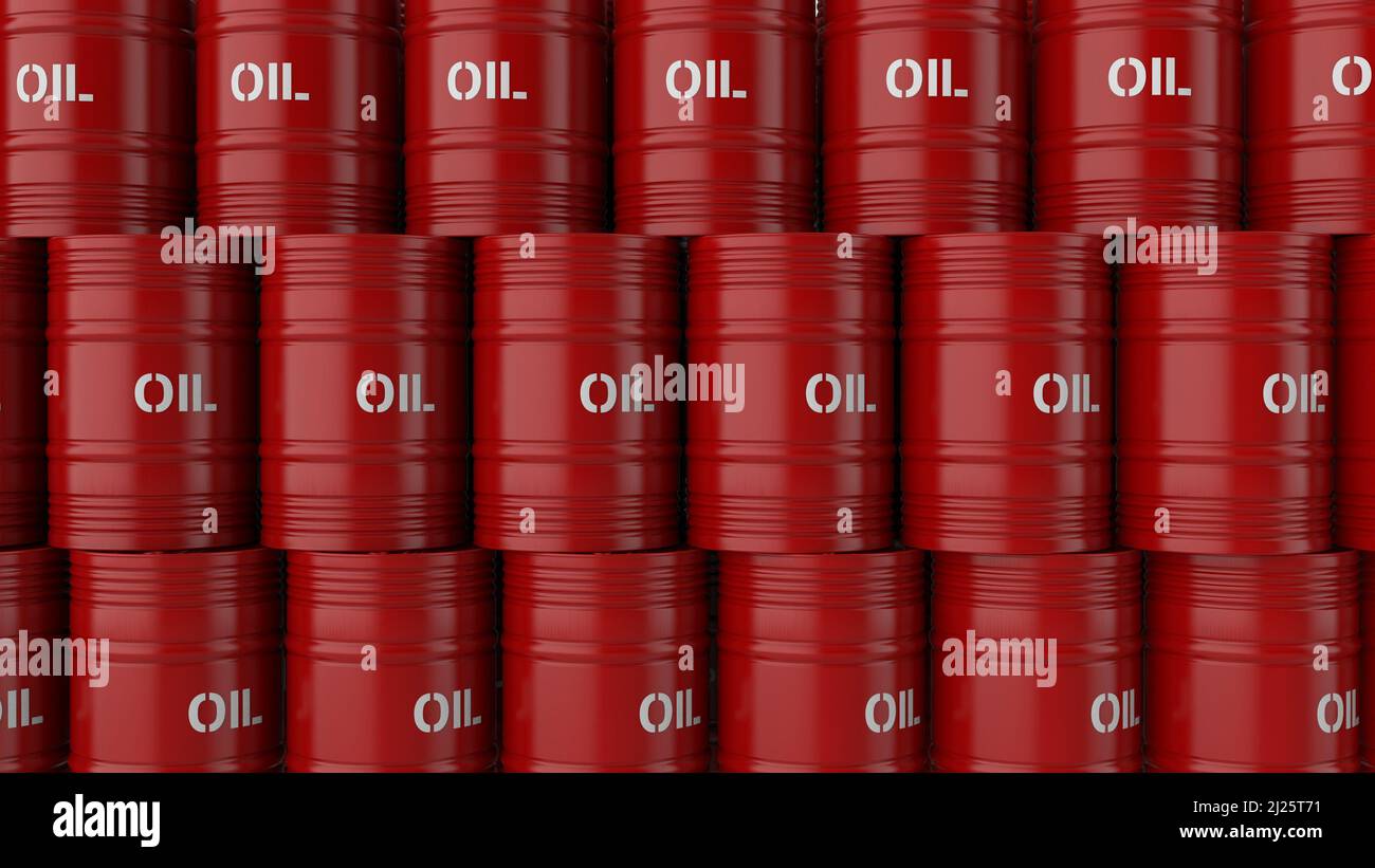 4K oil background red to use in compositions render 3d illustration ...