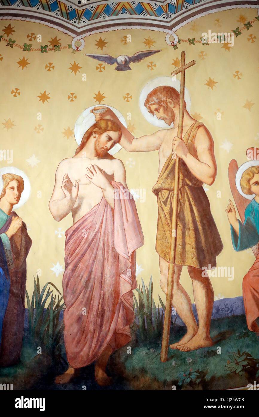 The baptism of jesus painting hi-res stock photography and images - Alamy