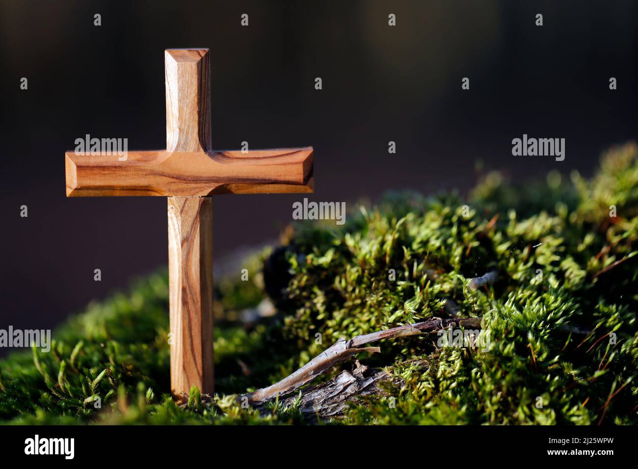 Cross in nature hi-res stock photography and images - Alamy