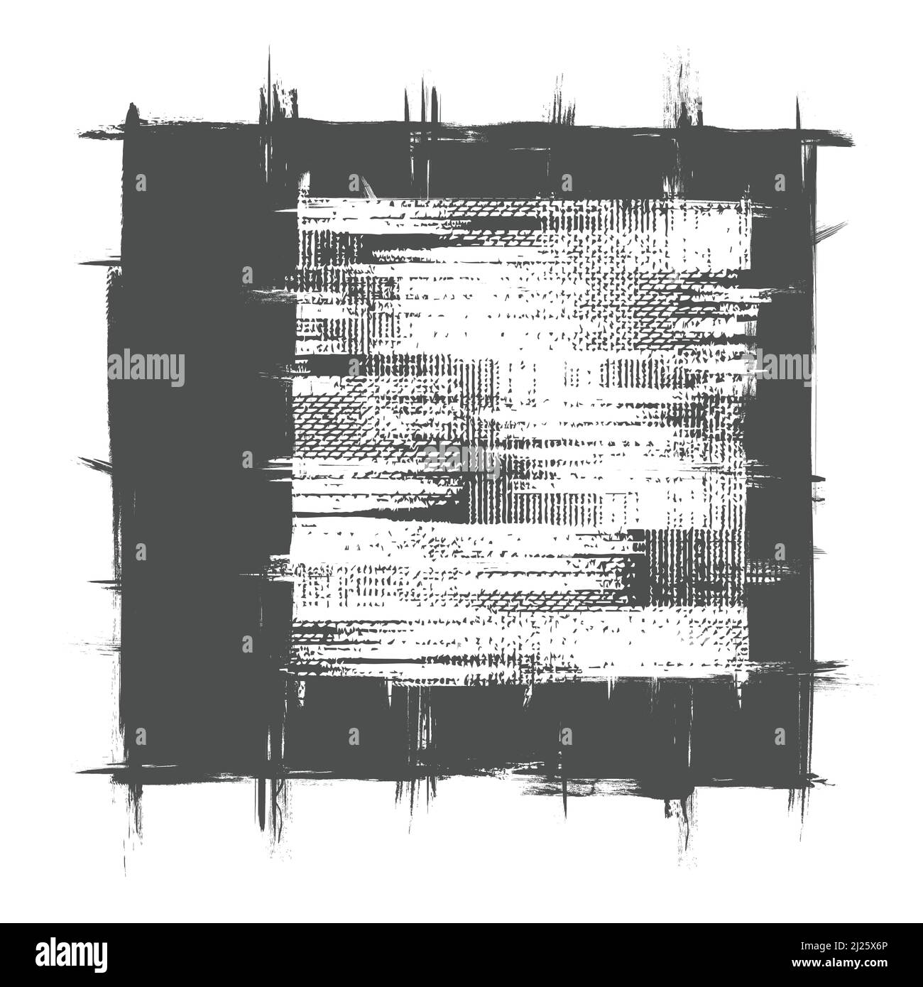 Dark grunge square frame Stock Vector Image & Art - Alamy