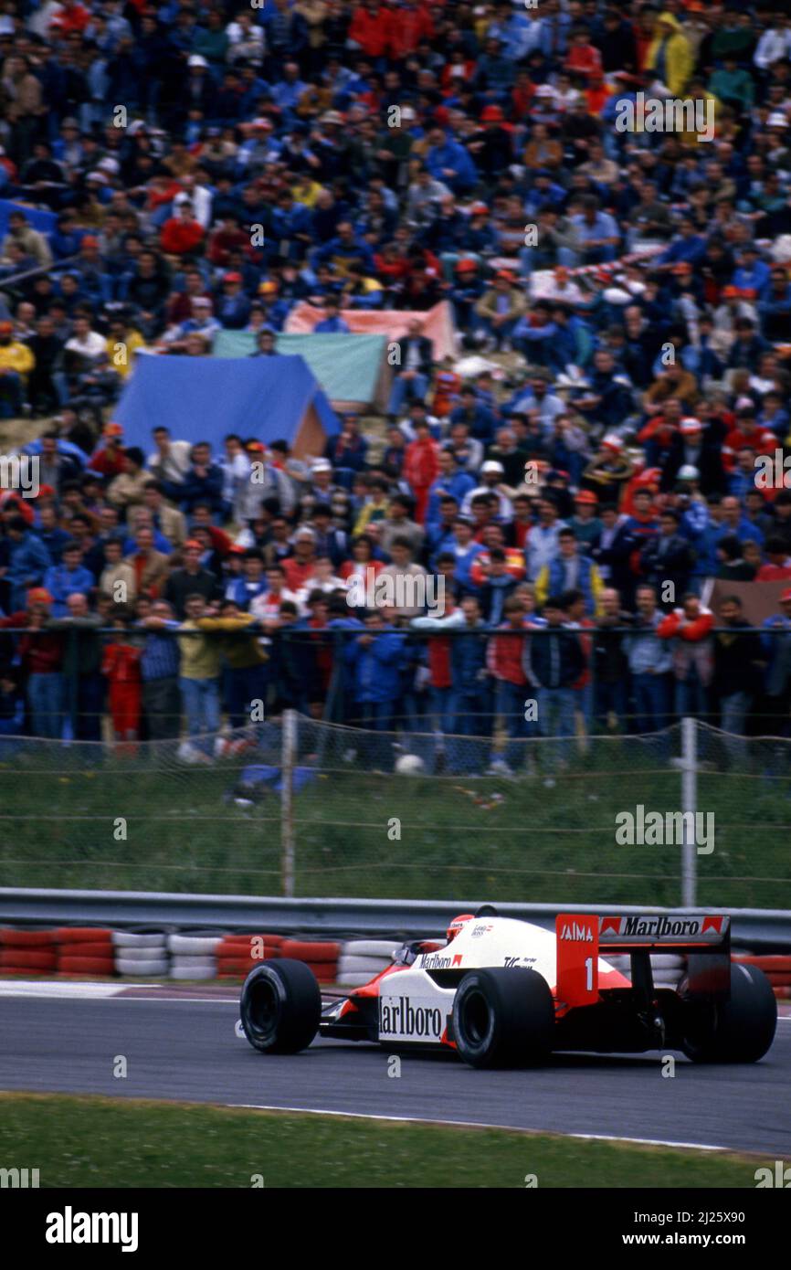 Niki Lauda (AUT) McLaren MP4/2B Tag Porsche Stock Photo - Alamy