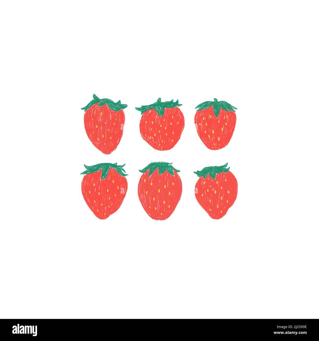 Hand drawn strawberry vector hi-res stock photography and images - Alamy