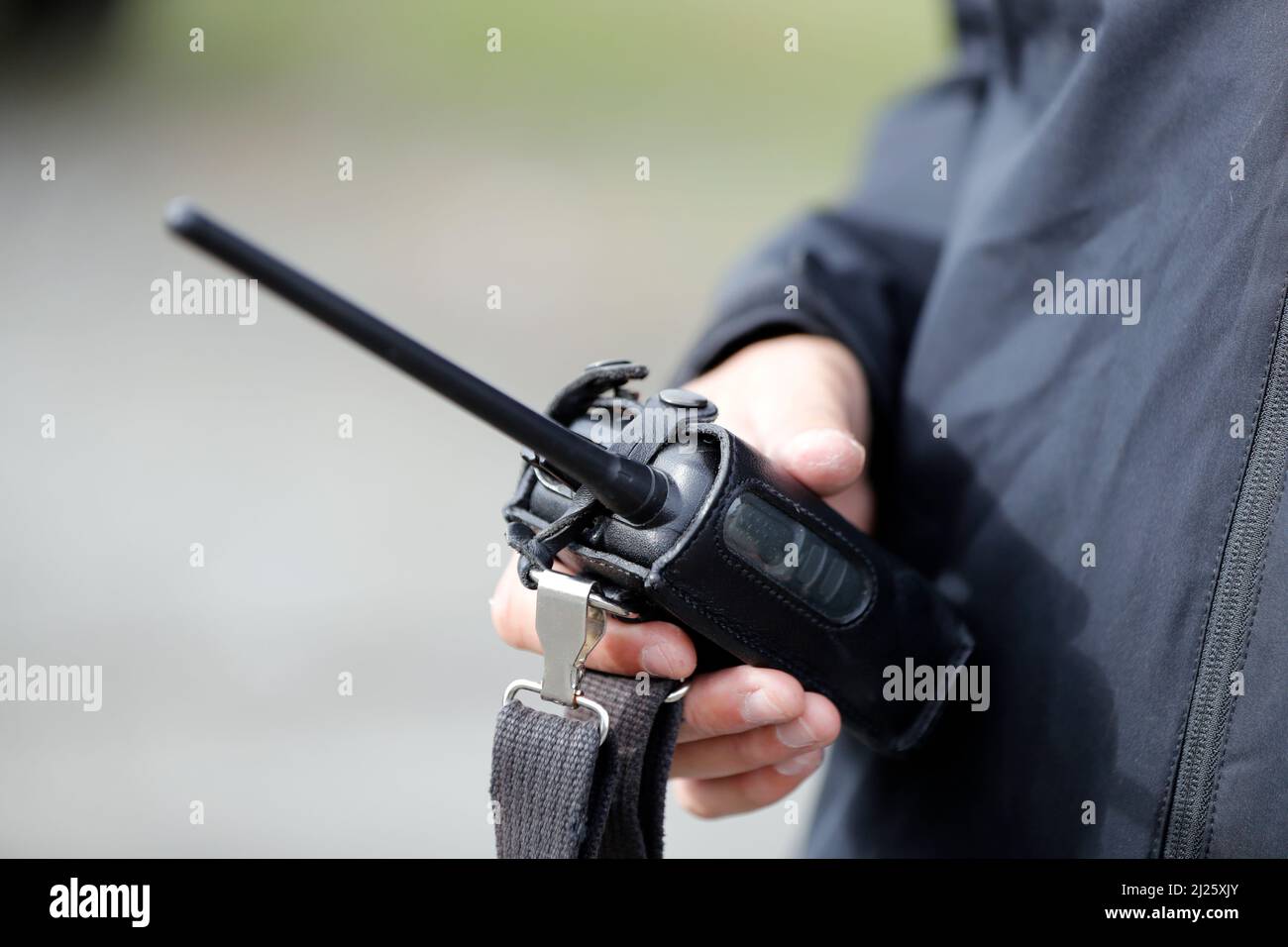 Handheld walkie talkie communication radio for communications. Security ...