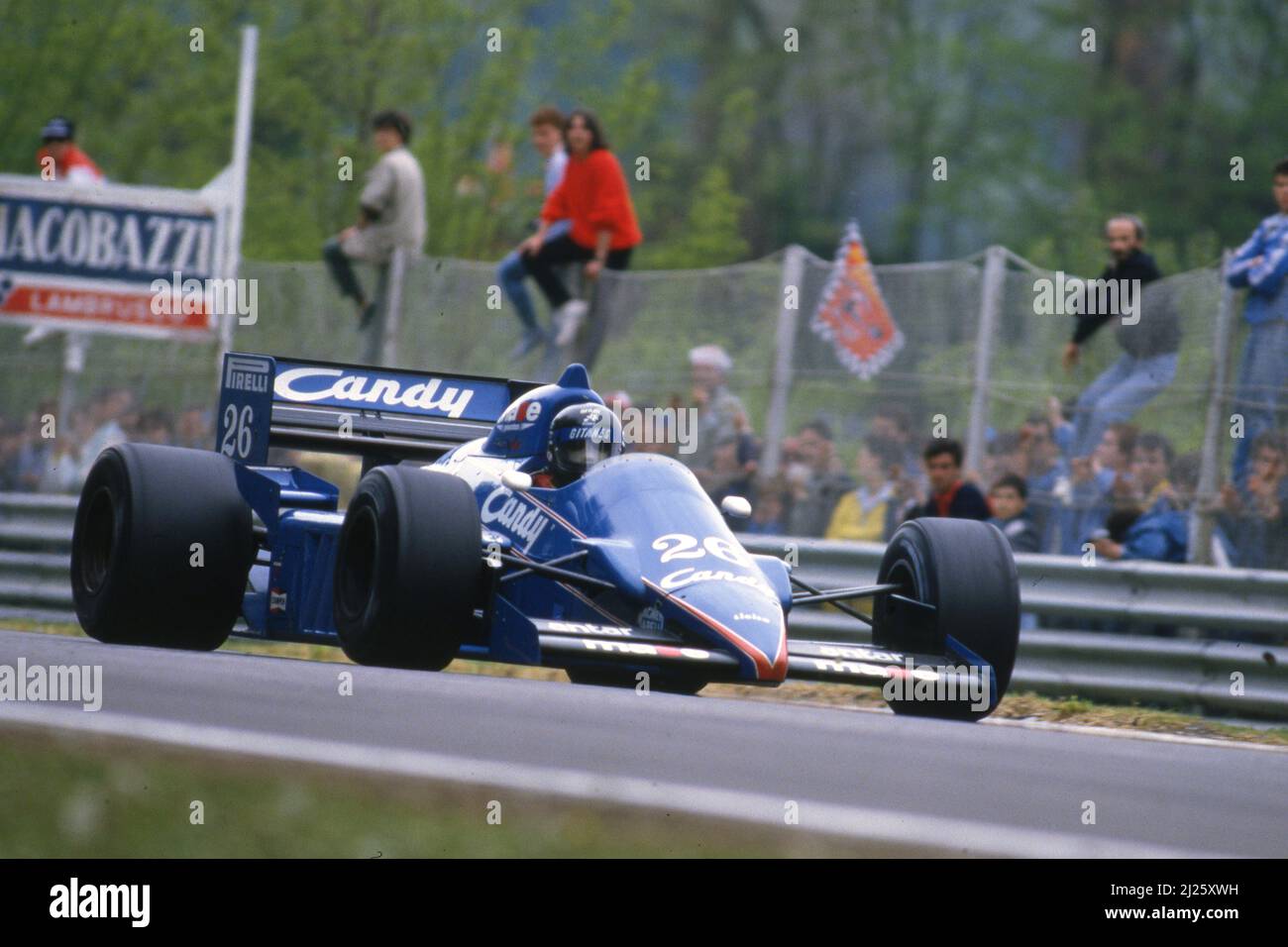 Jacques Laffite (FRA) Ligier JS25 Renault Stock Photo - Alamy