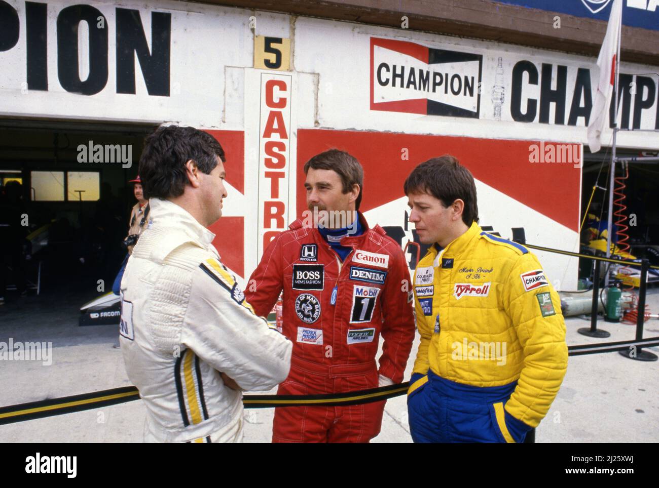 Martin brundle tyrrell hi-res stock photography and images - Alamy