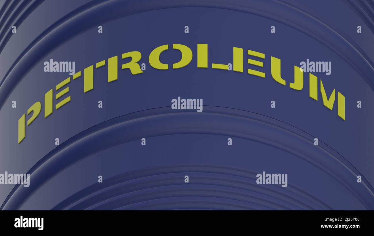Stock exchange crude oil price barrel blue illustration financial ...