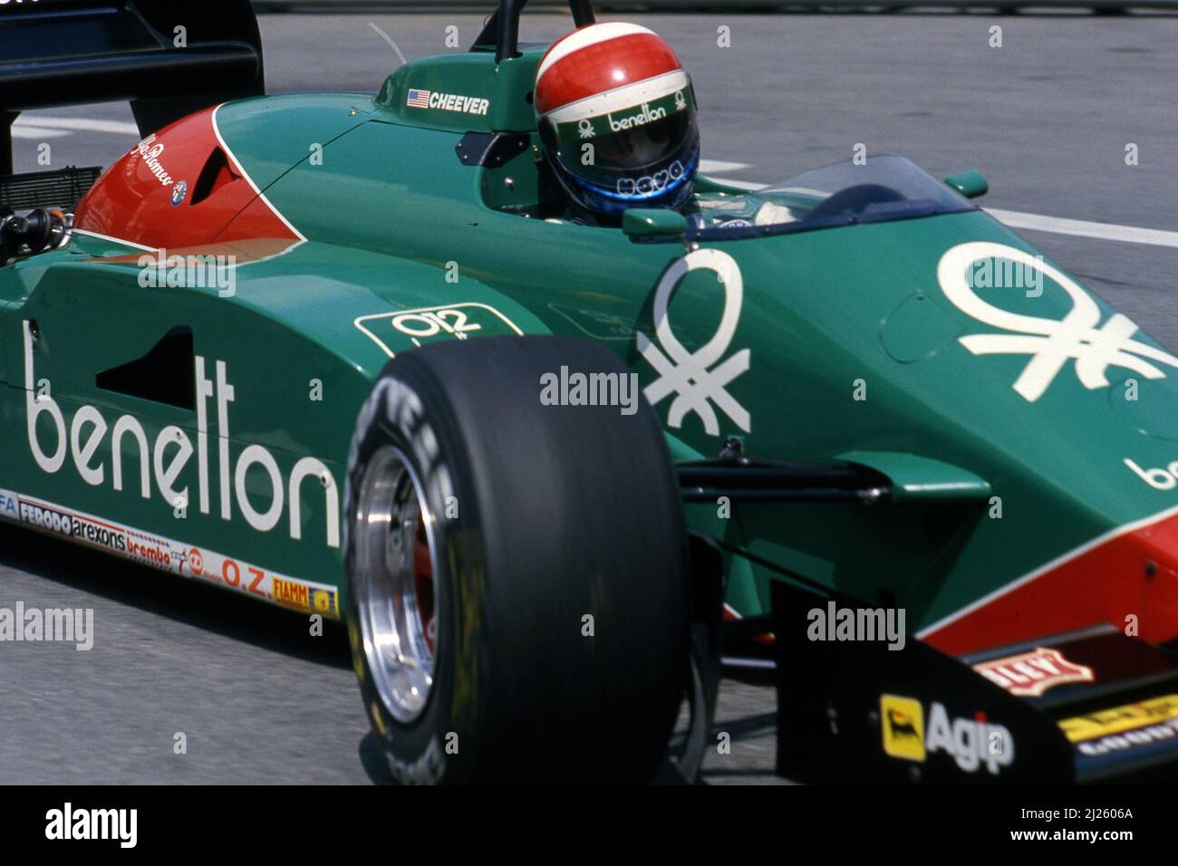 Eddie Cheever (USA) Alfa Romeo 185T Stock Photo - Alamy