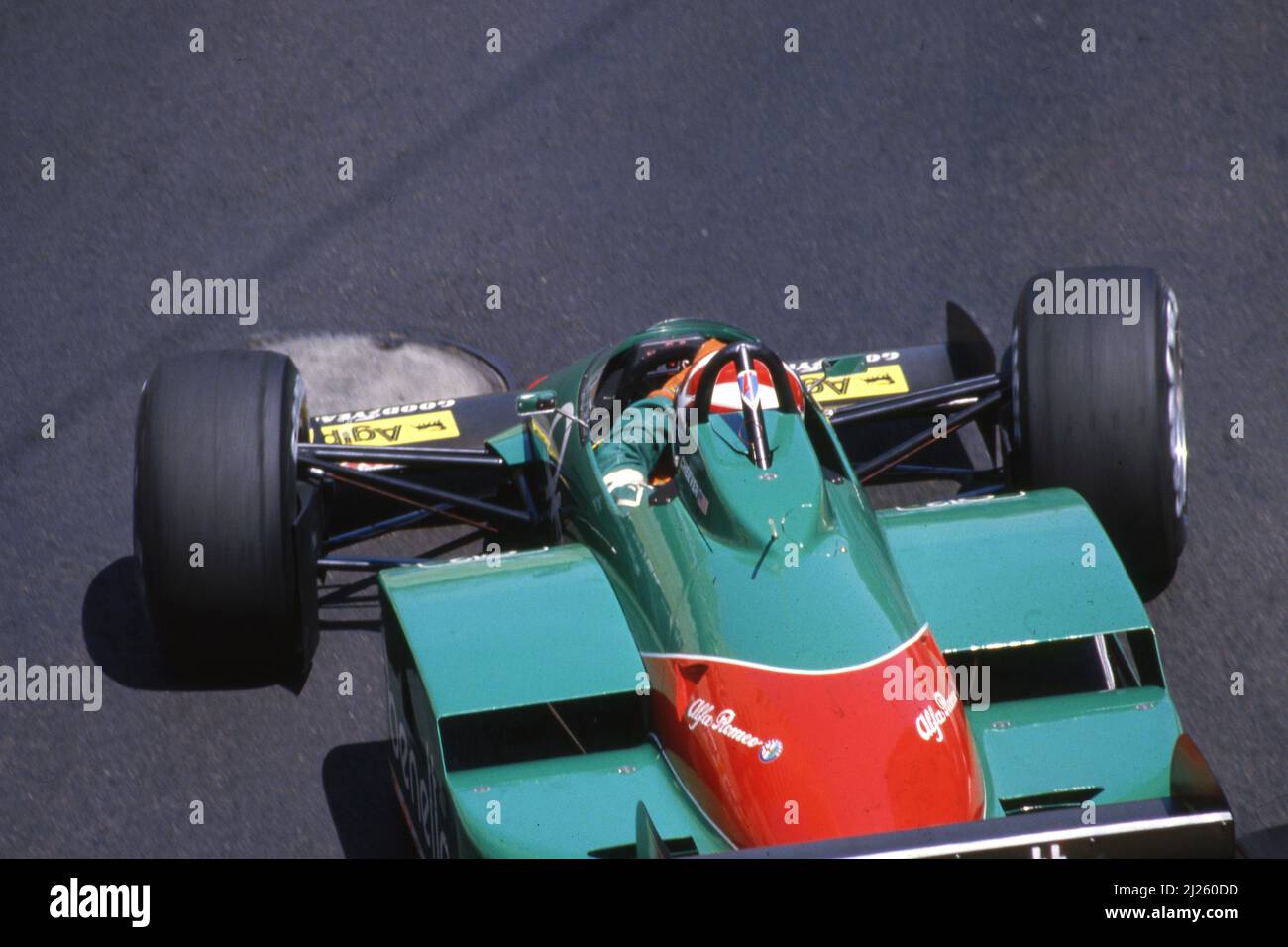Eddie Cheever (USA) Alfa Romeo 185T Stock Photo - Alamy