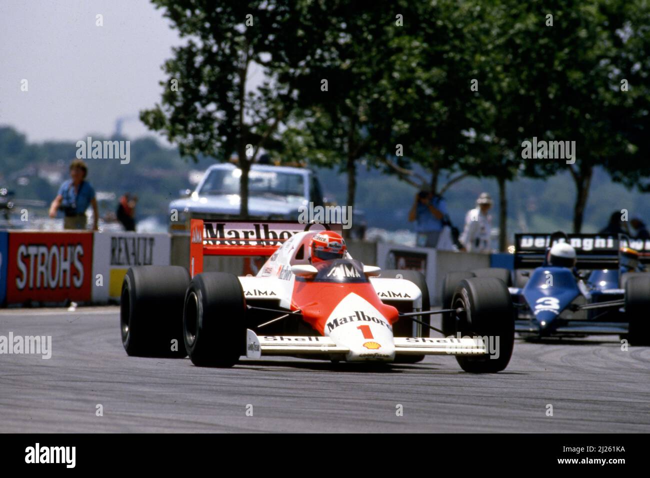 Niki Lauda (AUT) McLaren MP4/2B Tag Porsche Stock Photo - Alamy