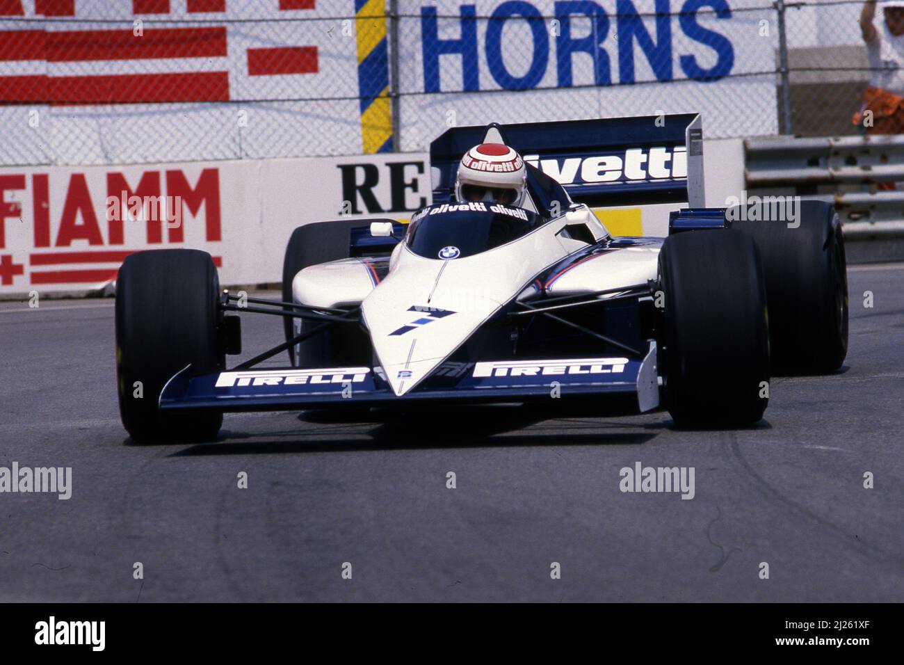 Nelson Piquet (BRA) Brabham BT54 Bmw Stock Photo - Alamy