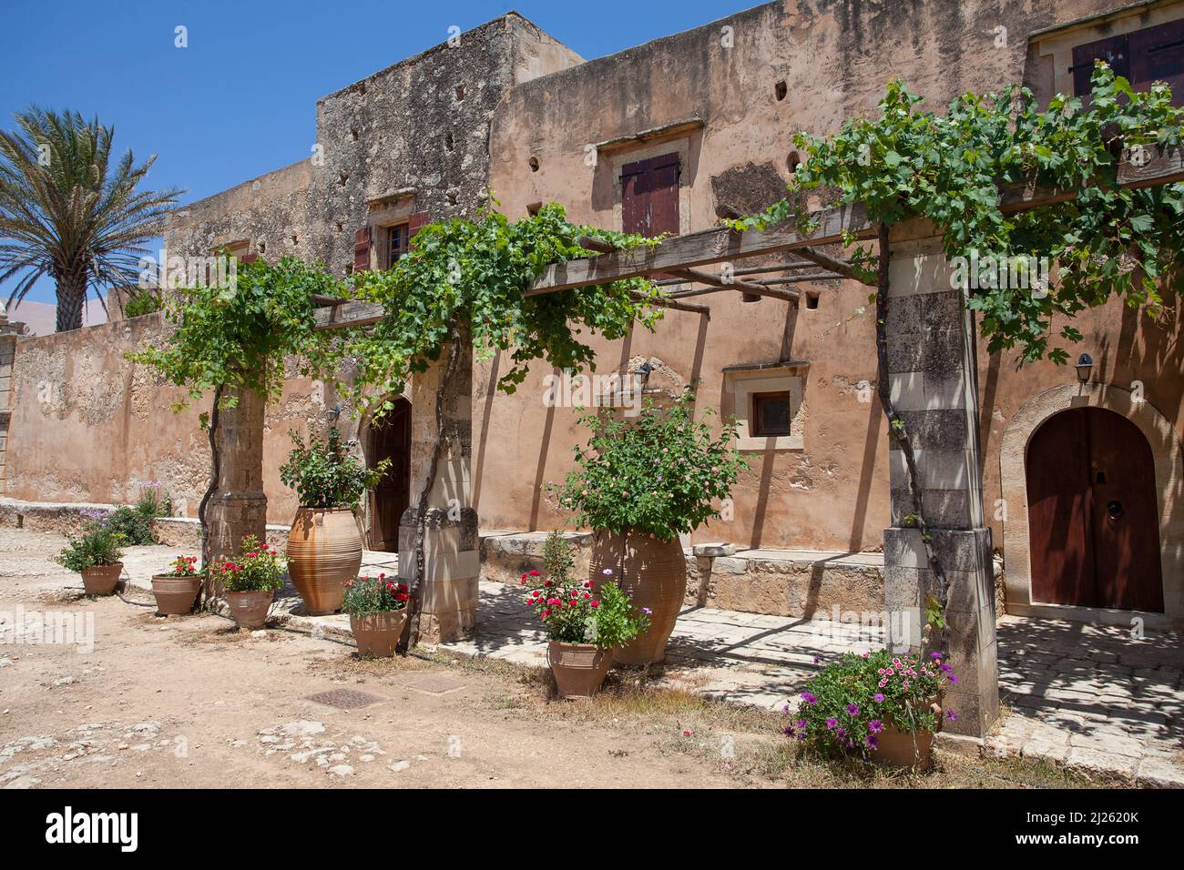 Historical arkadi monastery crete hi-res stock photography and images ...