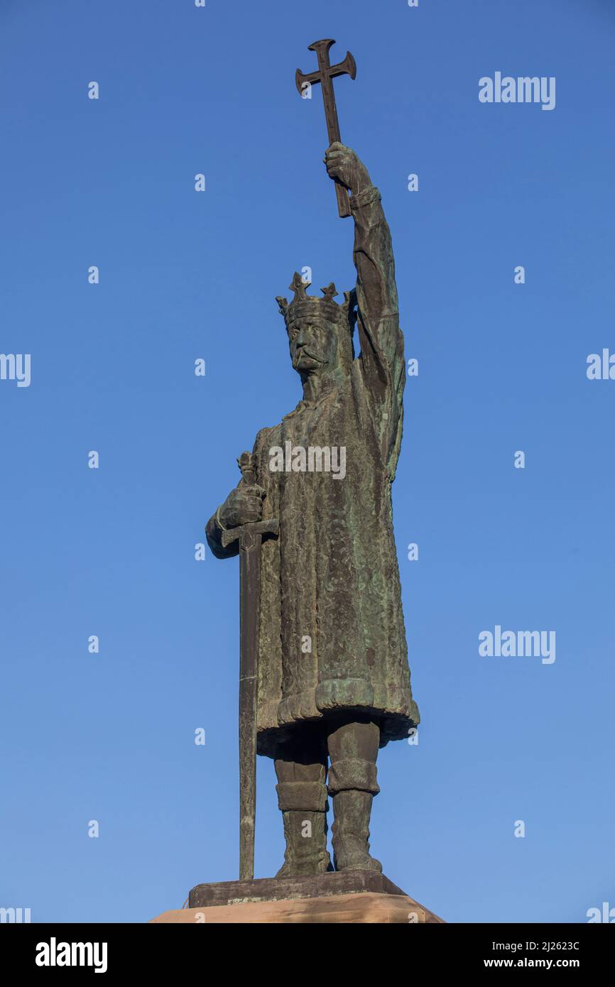 Statue of Stephen III of Moldavia, most commonly known as Stephen the ...