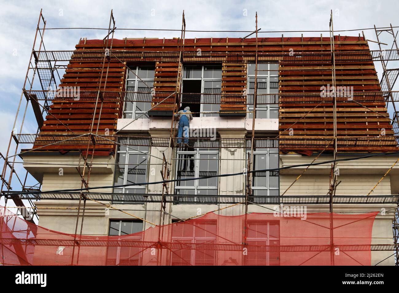 House building or renovation in Chisinau, Moldova Stock Photo - Alamy