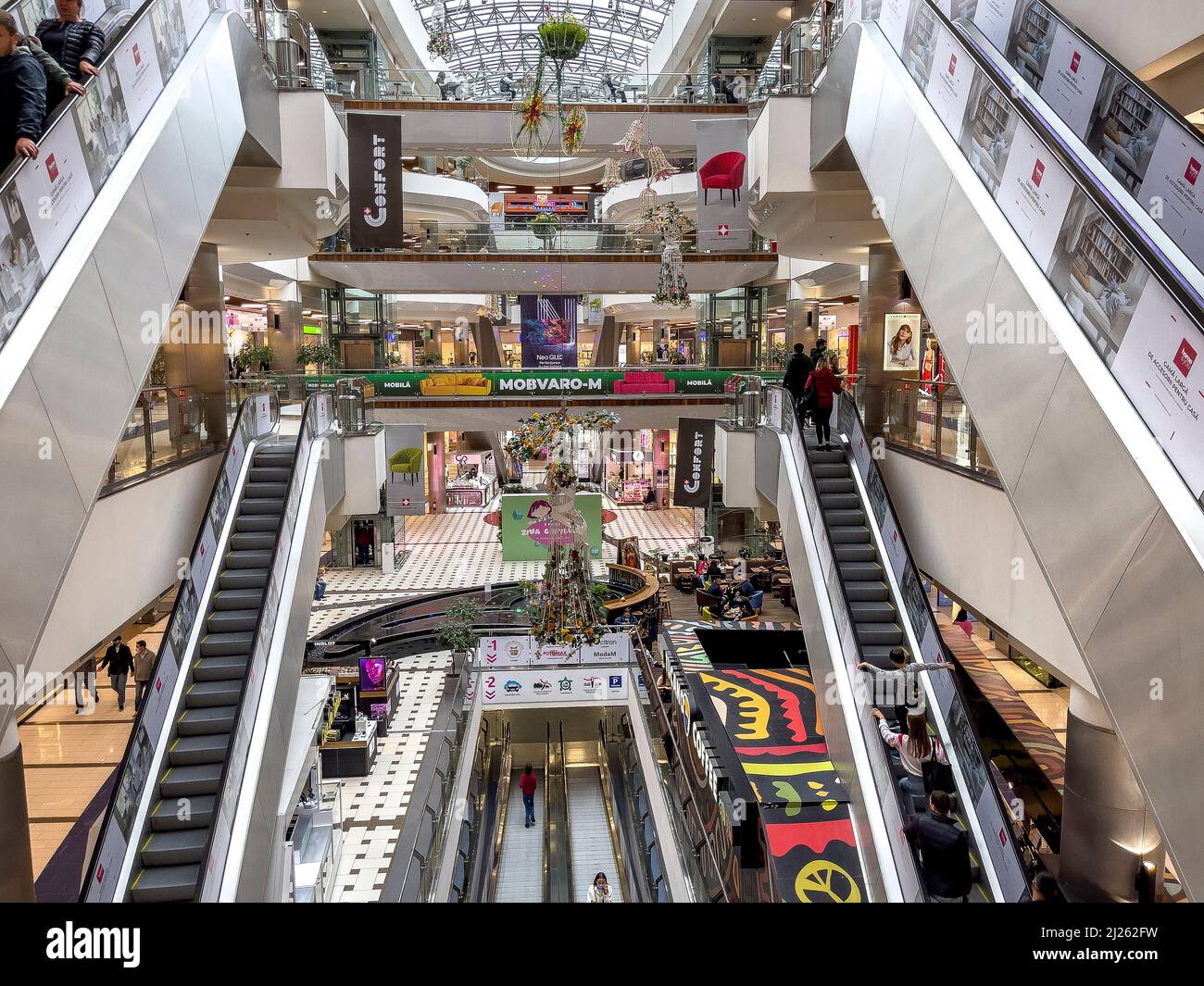 Shopping mall in Chisinau, Moldova Stock Photo - Alamy