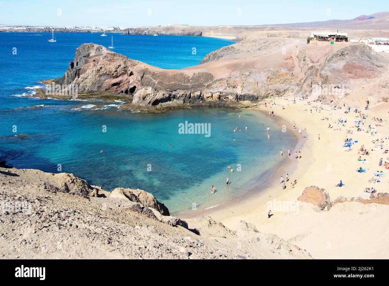 Papagayo beach, Playa Blanca, Canary Islands, Spain Stock Photo - Alamy