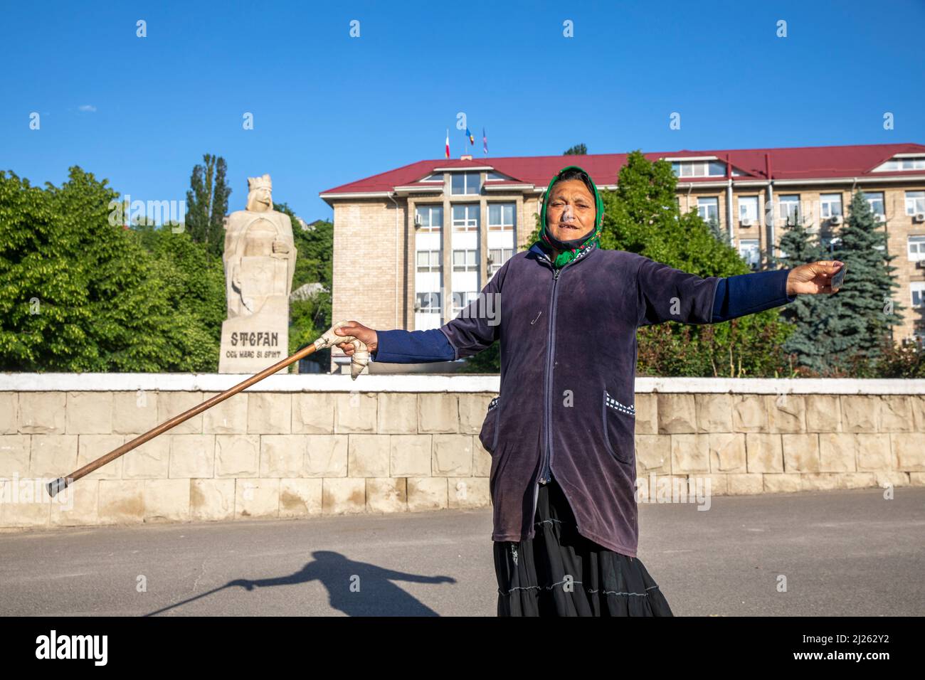 Gypsy woman in Soroca, the Roma capital of Moldova Stock Photo - Alamy