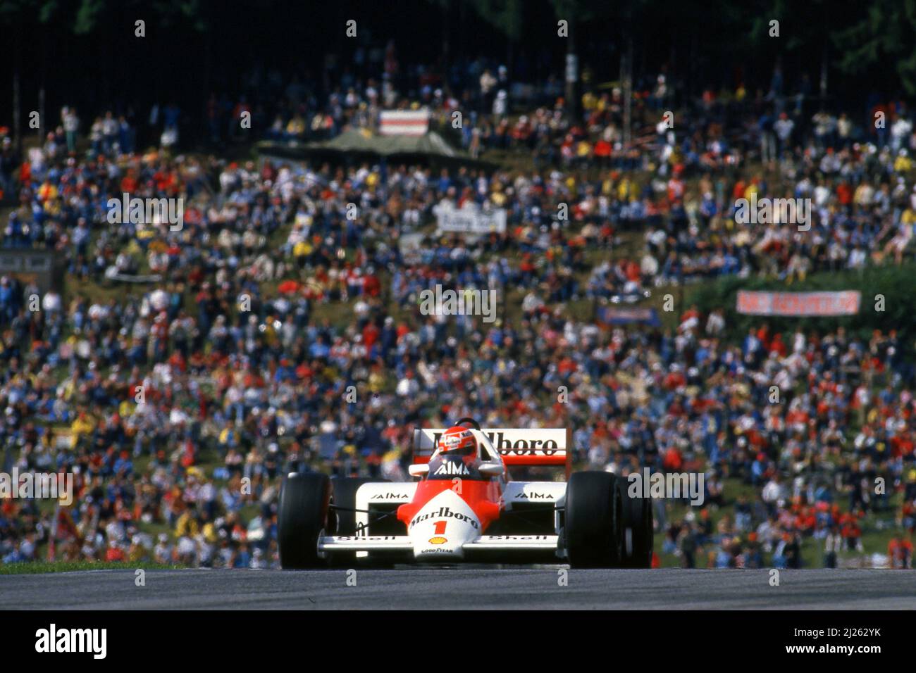 Niki Lauda (AUT) McLaren MP4/2B Tag Porsche Stock Photo - Alamy