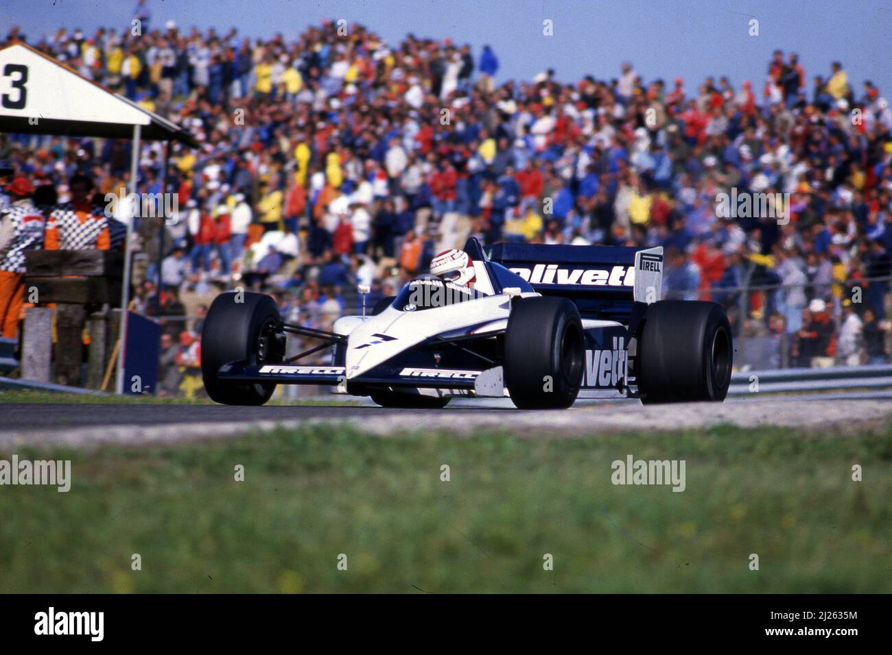 Nelson Piquet (BRA) Brabham BT54 Bmw Stock Photo - Alamy